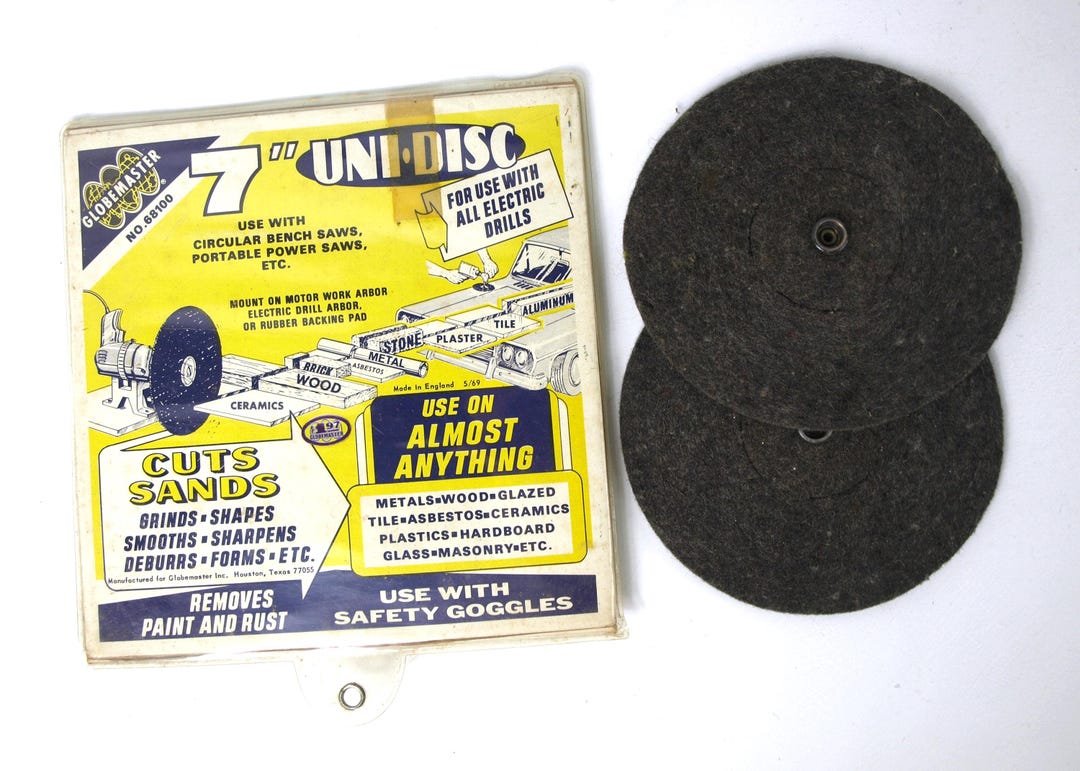 Globemaster 7" Uni-disc # 68100 - Grinding/smoothing Wheel - Universal ...