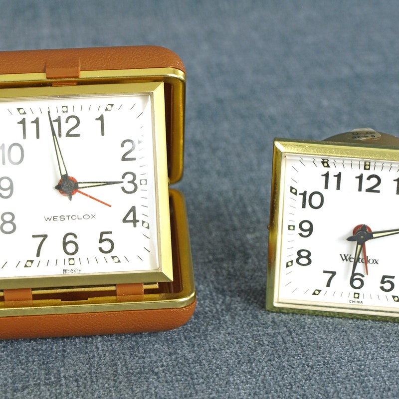 Vintage Travel Clock - Etsy