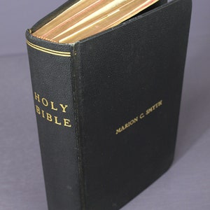 The Holy Bible, Holman Edition - KJV - A.J. Holman Co - Black Face, 8vo ...