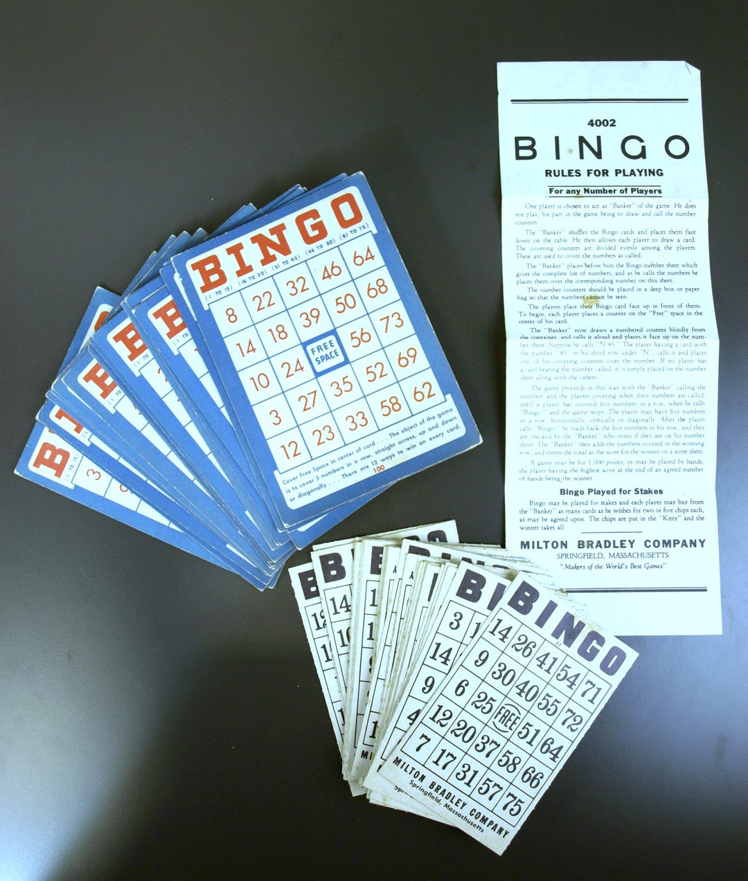 Vintage BINGO Cards, Milton Bradley Co. and Others W/ Original ...