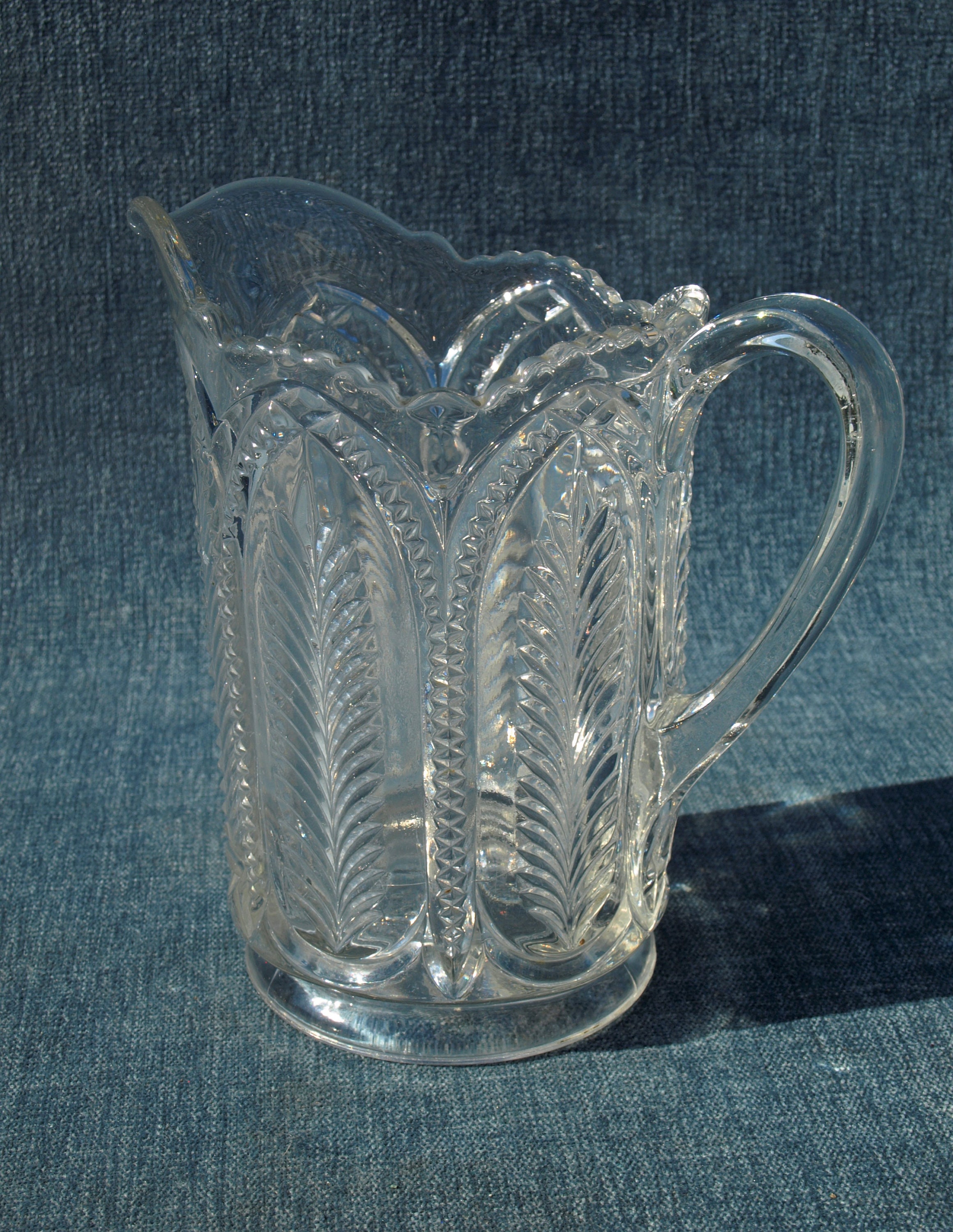 Antique U.S. Glass Co. Paneled Palm Pattern EAPG Victorian | Etsy
