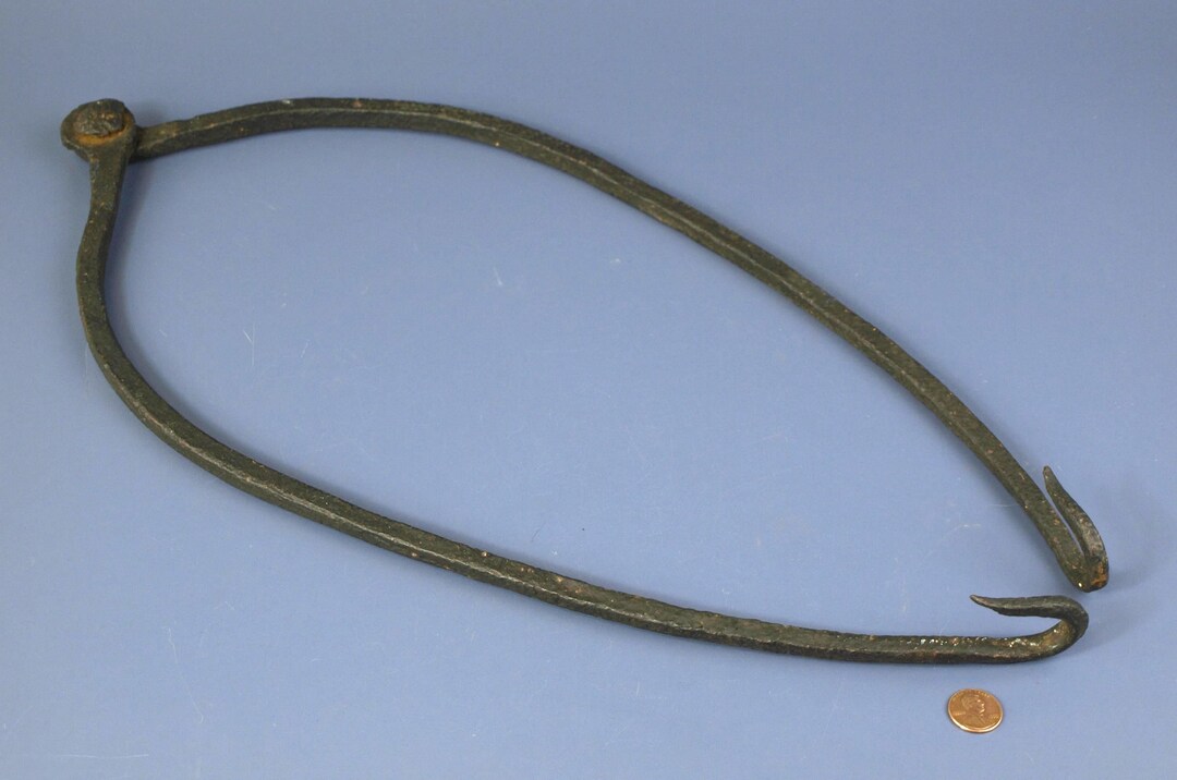 Antique 18th - Early 19th Century Hand Forged / Wrought Iron Folding ...