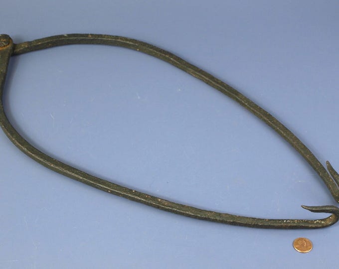 Antique 18th - Early 19th Century Hand Forged / Wrought Iron Folding ...