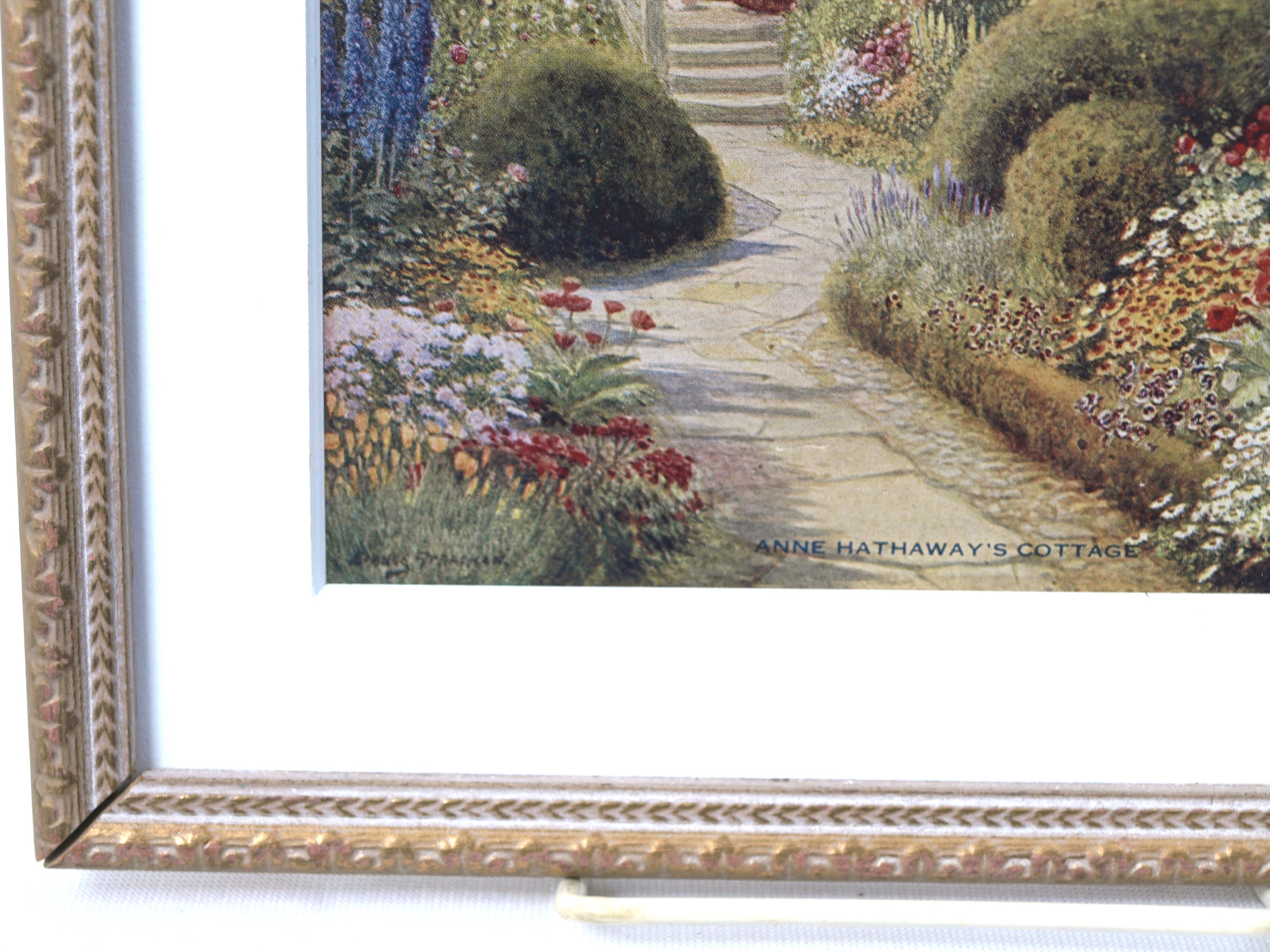 Vintage Anne Hathaway's Cottage Lithograph Print by Arthur Claude ...
