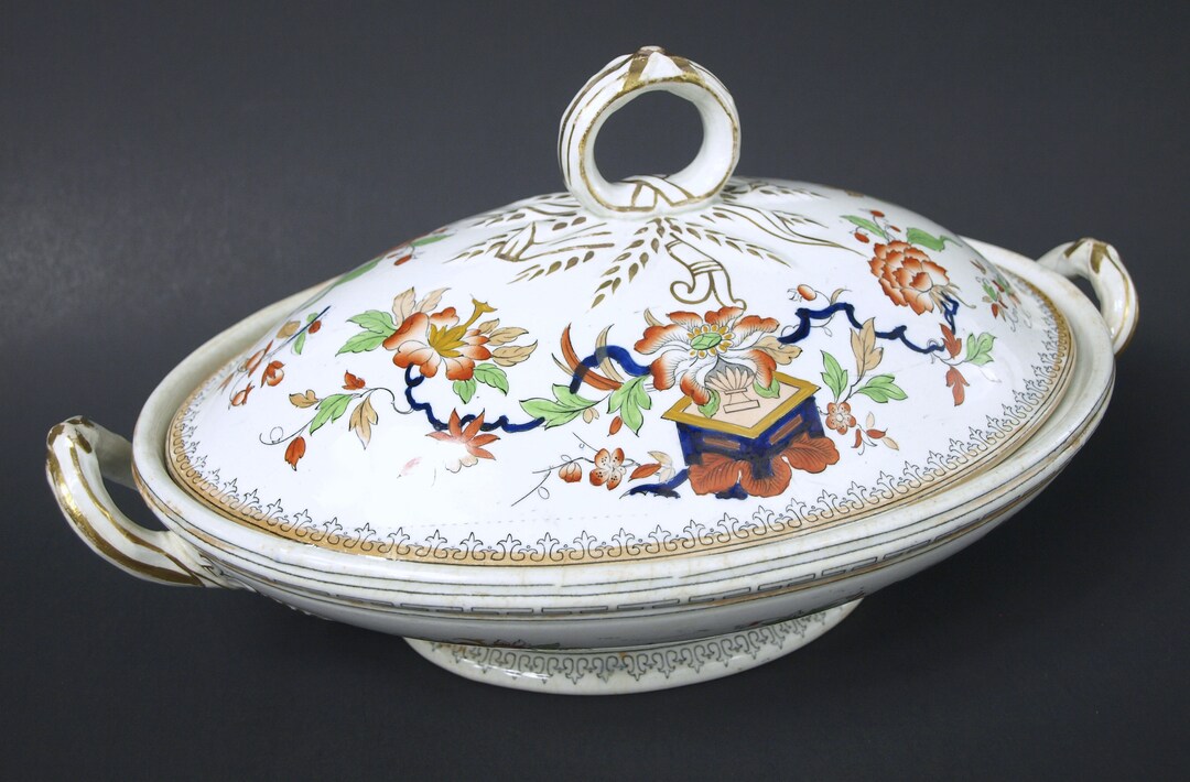 Antique F. Primavesi & Sons Tureen Cardiff / Swansea England No. L5638 ...
