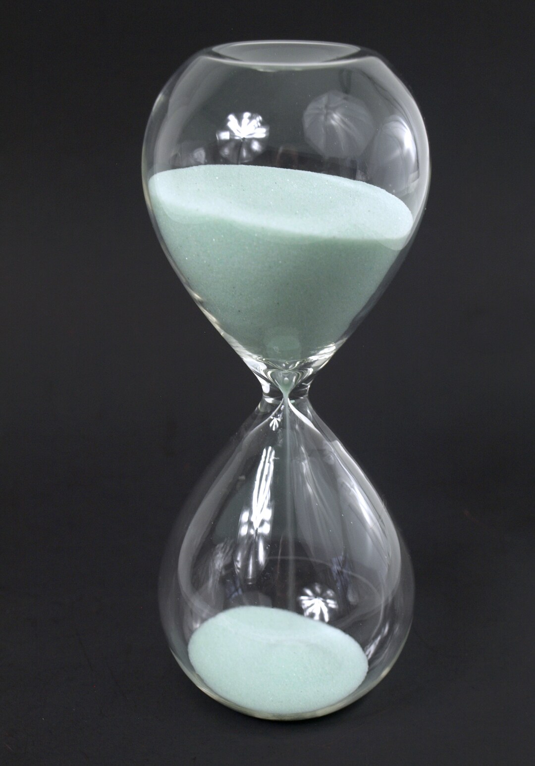 Vintage 8 Hand Blown Half Hour Glass Timer With Green Sand - Etsy
