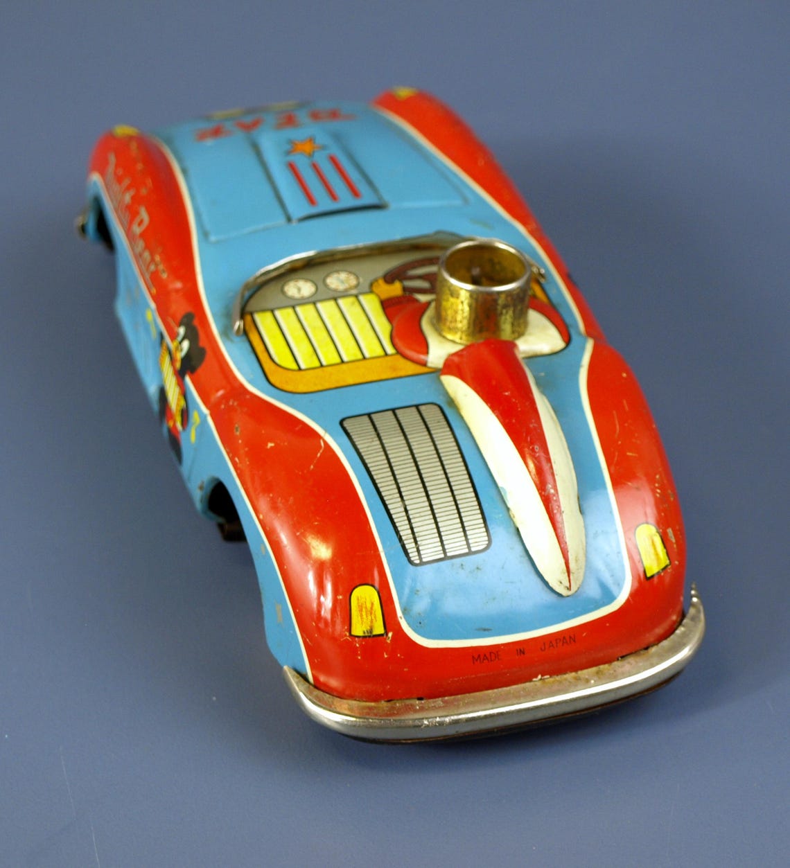 Vintage Mighty Bear Friction Car, Circa 1950's – Made by Cragstan, Made ...