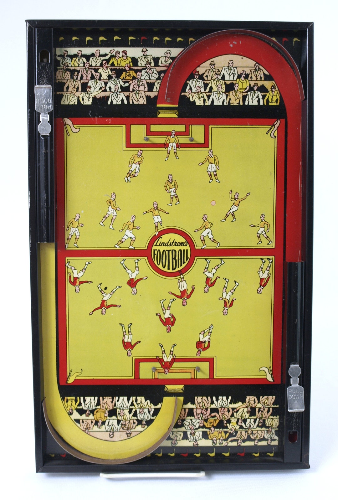 Vintage Lindstrom's Football Marble Pinball and Boat Race Tin Litho ...