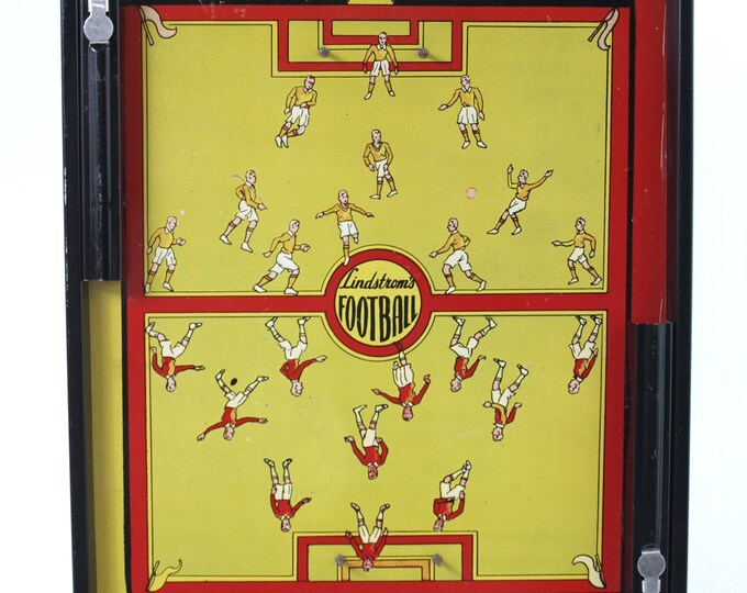 Vintage Lindstrom's Football Marble Pinball and Boat Race Tin Litho ...