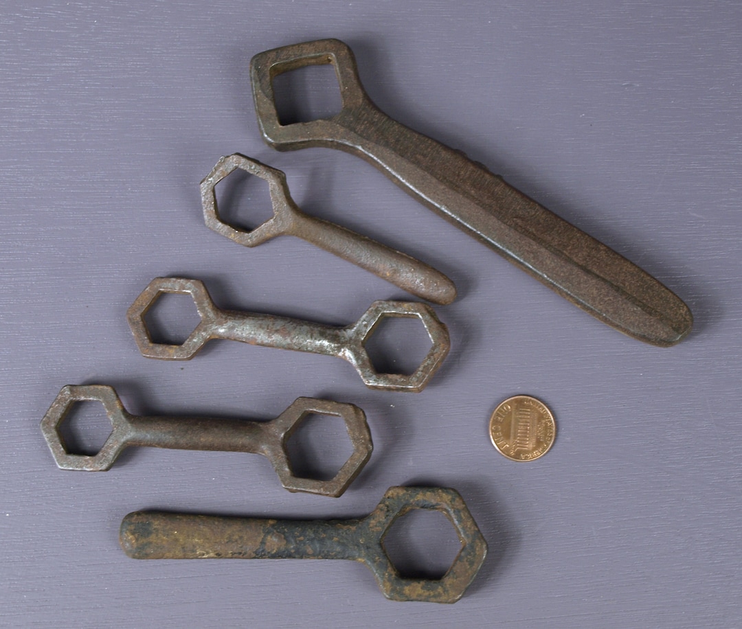 Antique Cap Nut Closed Box End Wrenches Early 20th C Buggy / Automotive ...