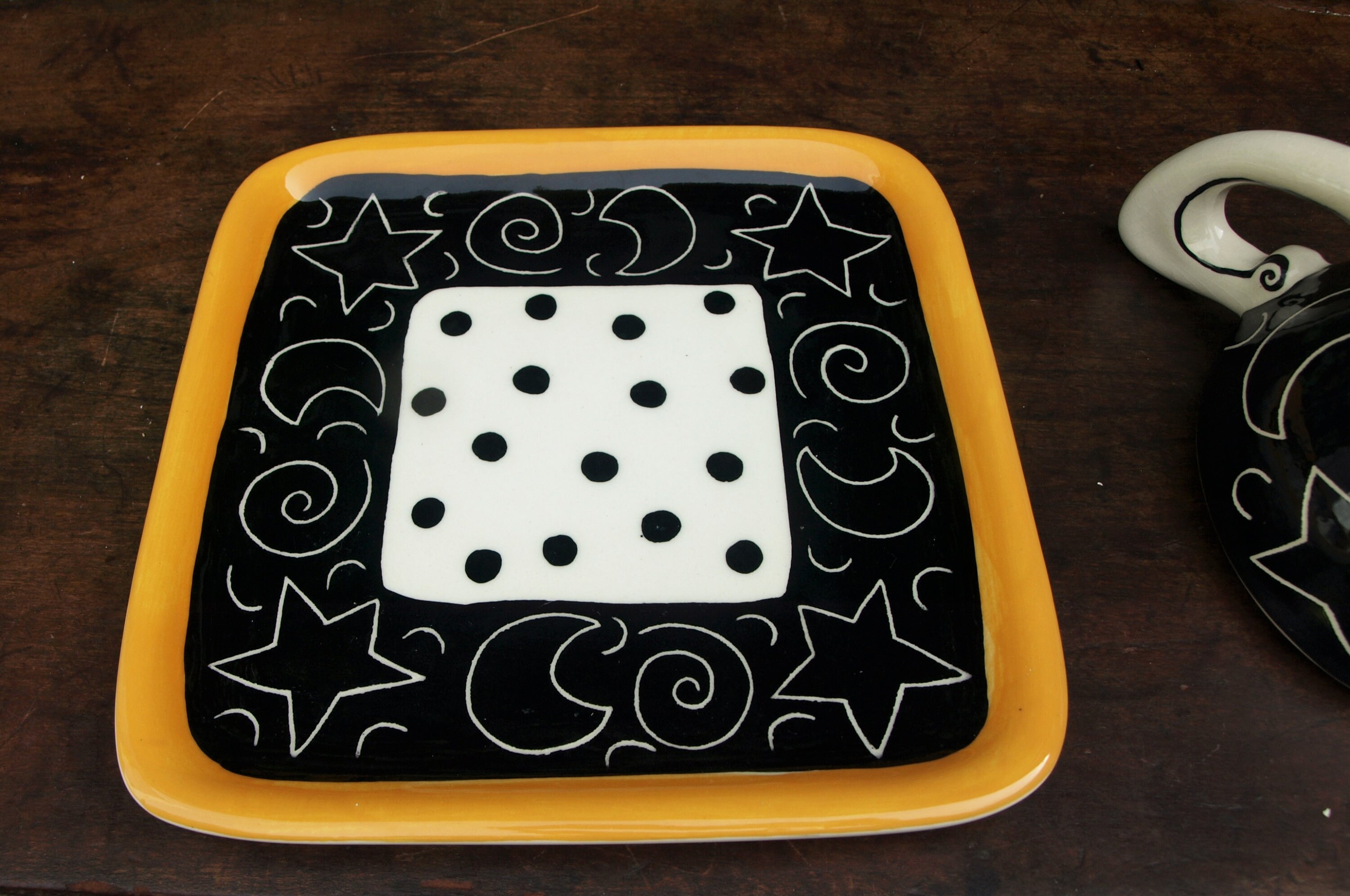 Robin Spear Pottery Moons and Stars Ceramic Mug and Plate in - Etsy UK