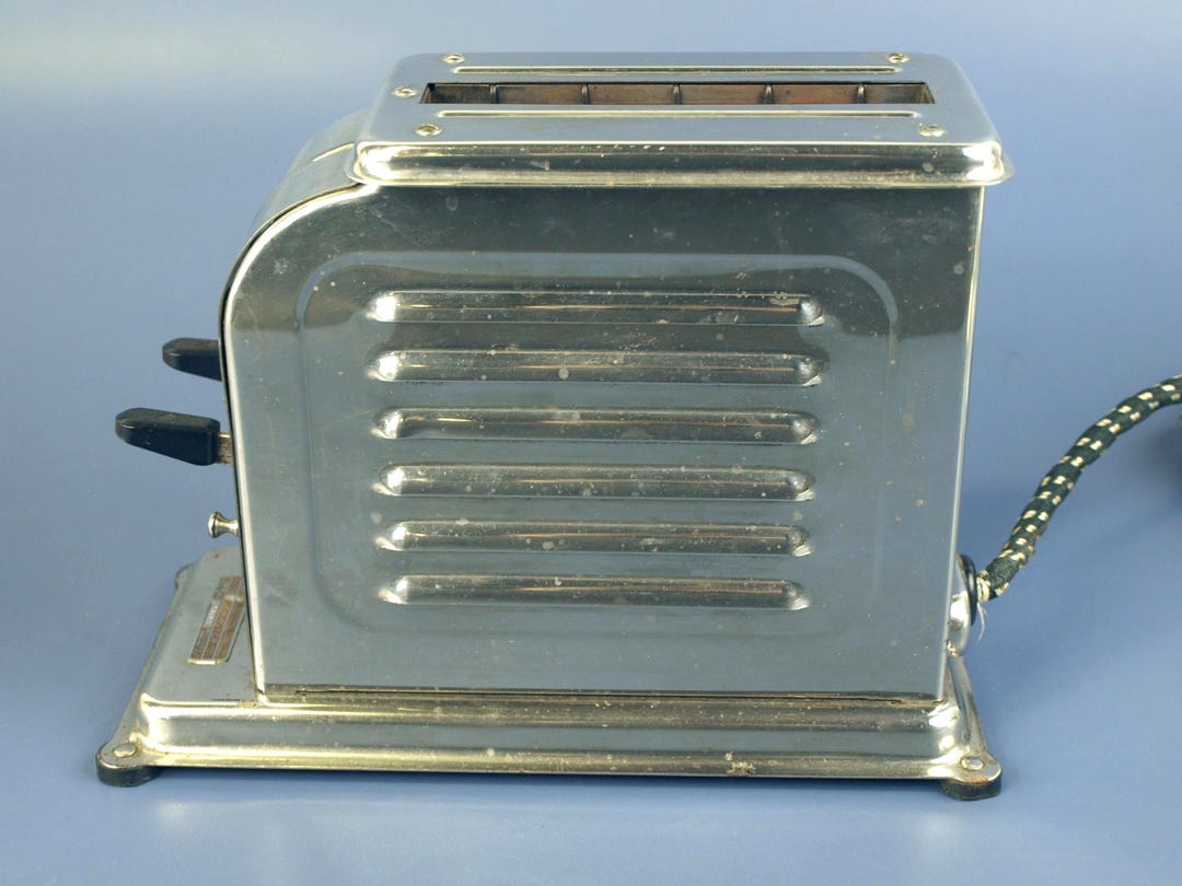 Vintage Stainless Steel Toastmaster Model 1B1 Single Slice Toaster ...
