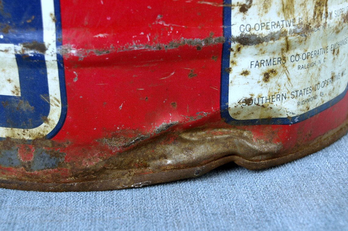 Vintage Large Metal Unico SAE 10 Motor Oil Can Five U.S. - Etsy