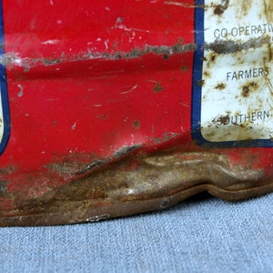 Vintage Large Metal Unico SAE 10 Motor Oil Can - Five U.S. Gallons ...