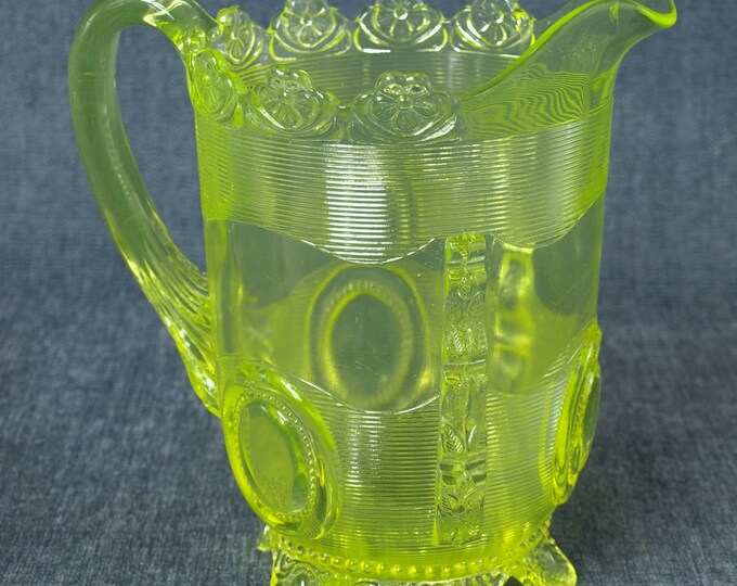Antique EAPG Dewey Pattern Greentown Indiana Tumbler and Goblet Co ...