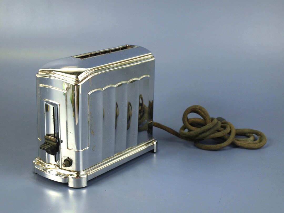 Vintage Art Deco Chrome Plated Toastmaster Single Slice Toaster Model ...