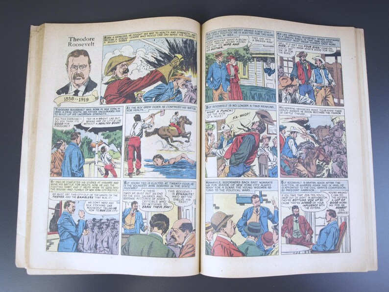 Life Stories of American Presidents No. 1, Dell Publishing 1957 - Comic ...