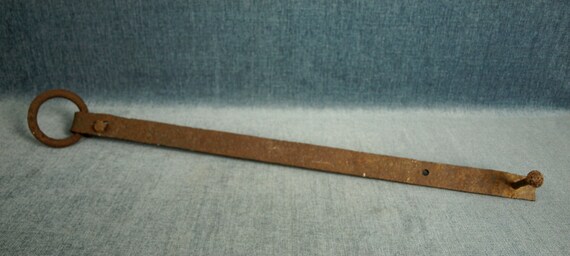 Large Wrought Iron Ring Handle Hinge Carriage Hardware Kettle - Etsy