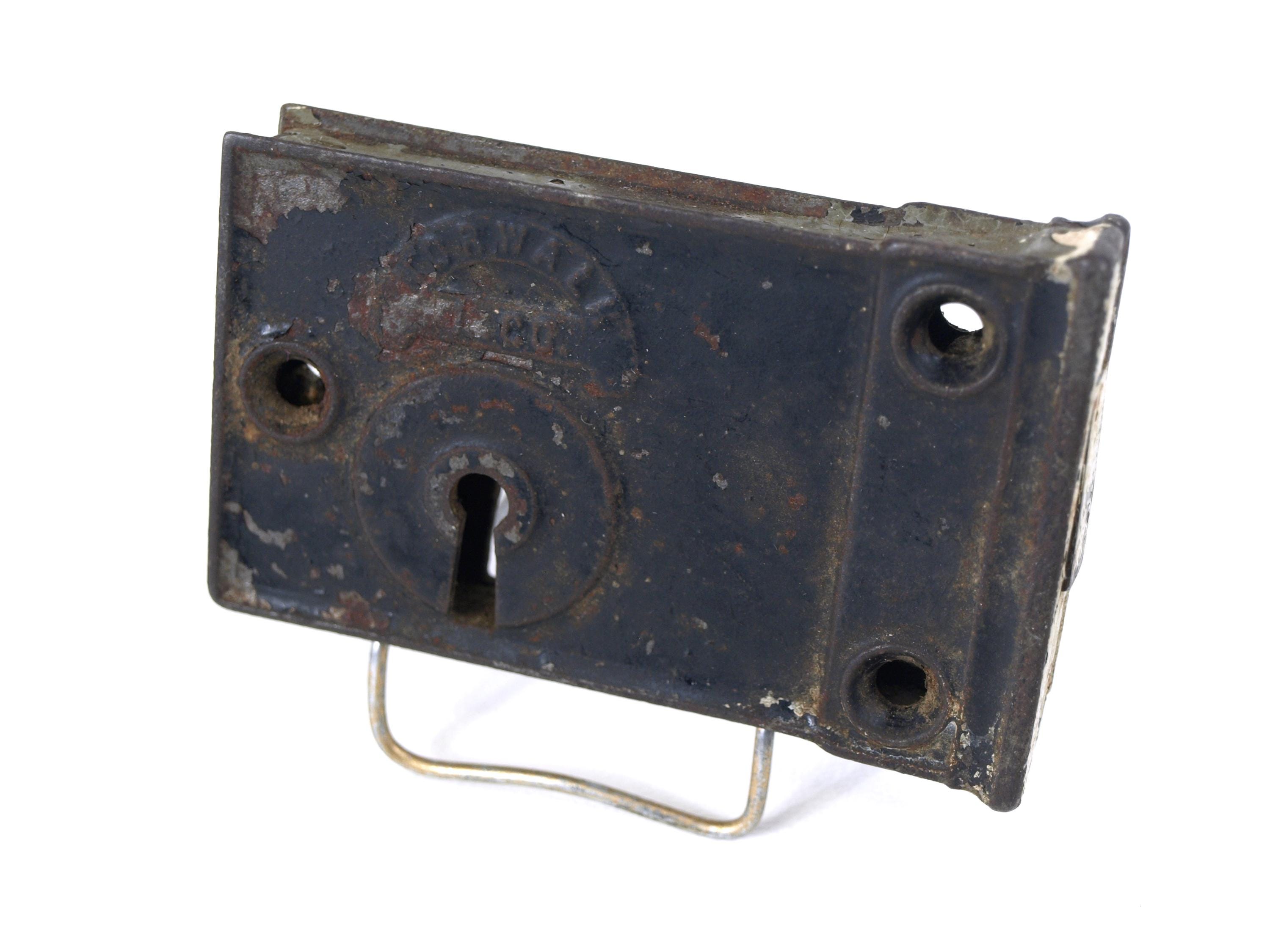 Antique Norwalk Co Door External Rim Lock Circa 1800's With No Key or ...