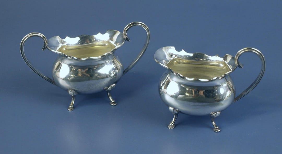 Antique William Adams Silver Plate Warranted Hard Solder Creamer and ...