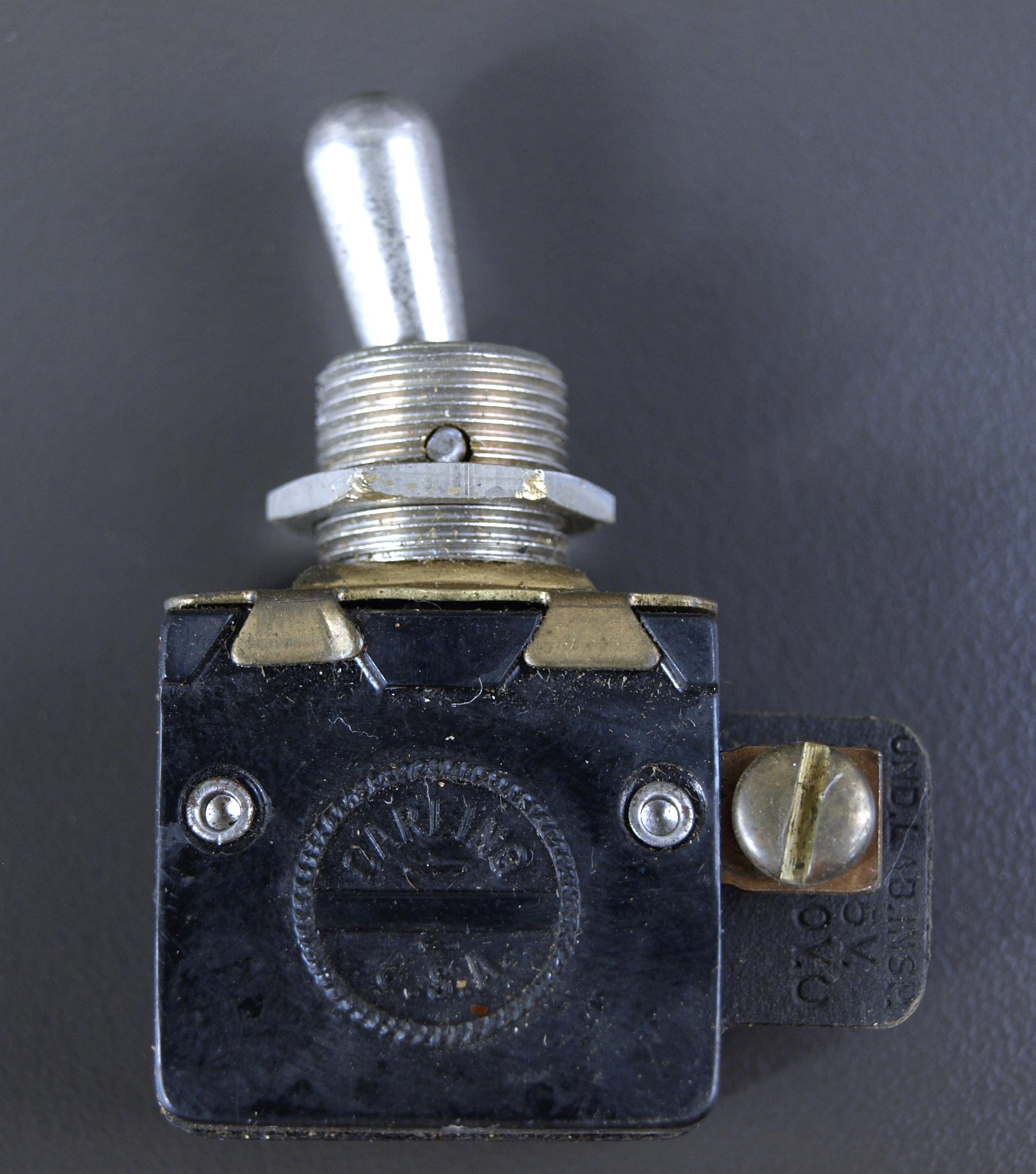 Vintage Leviton Toggle Switch & Push Button Rotary Switch and Carling ...