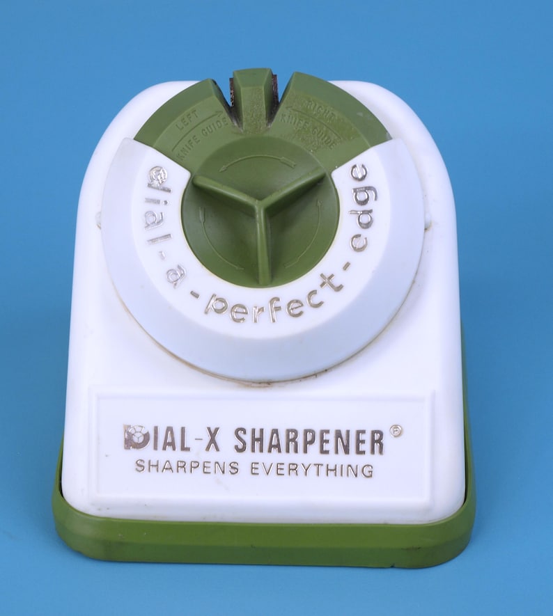 Vintage Western Select Dial-x Sharpener, Circa 1970, in Cream & Avocado ...
