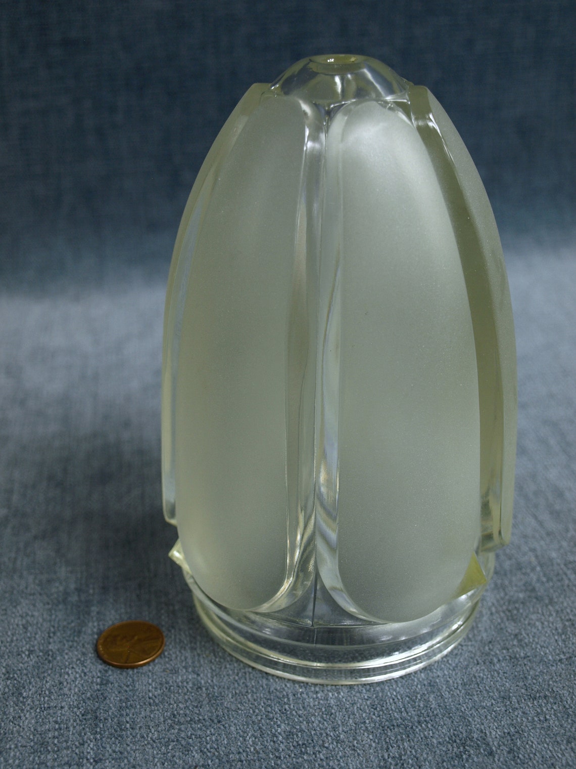 Vintage / Antique Art Deco Acorn Shape Glass Ceiling Light - Etsy
