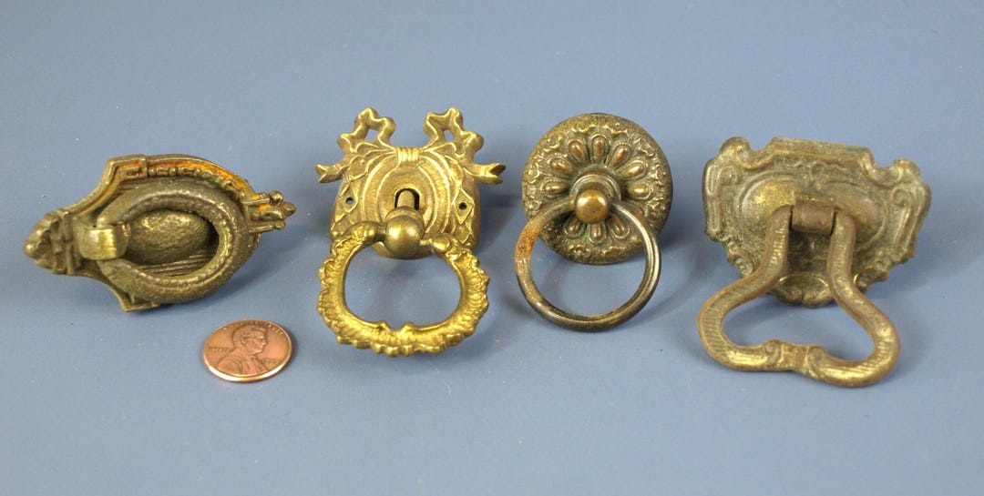 Antique Cabinet & Drawer Drop Pulls, SOLD INDIVIDUALLY - Baroque ...