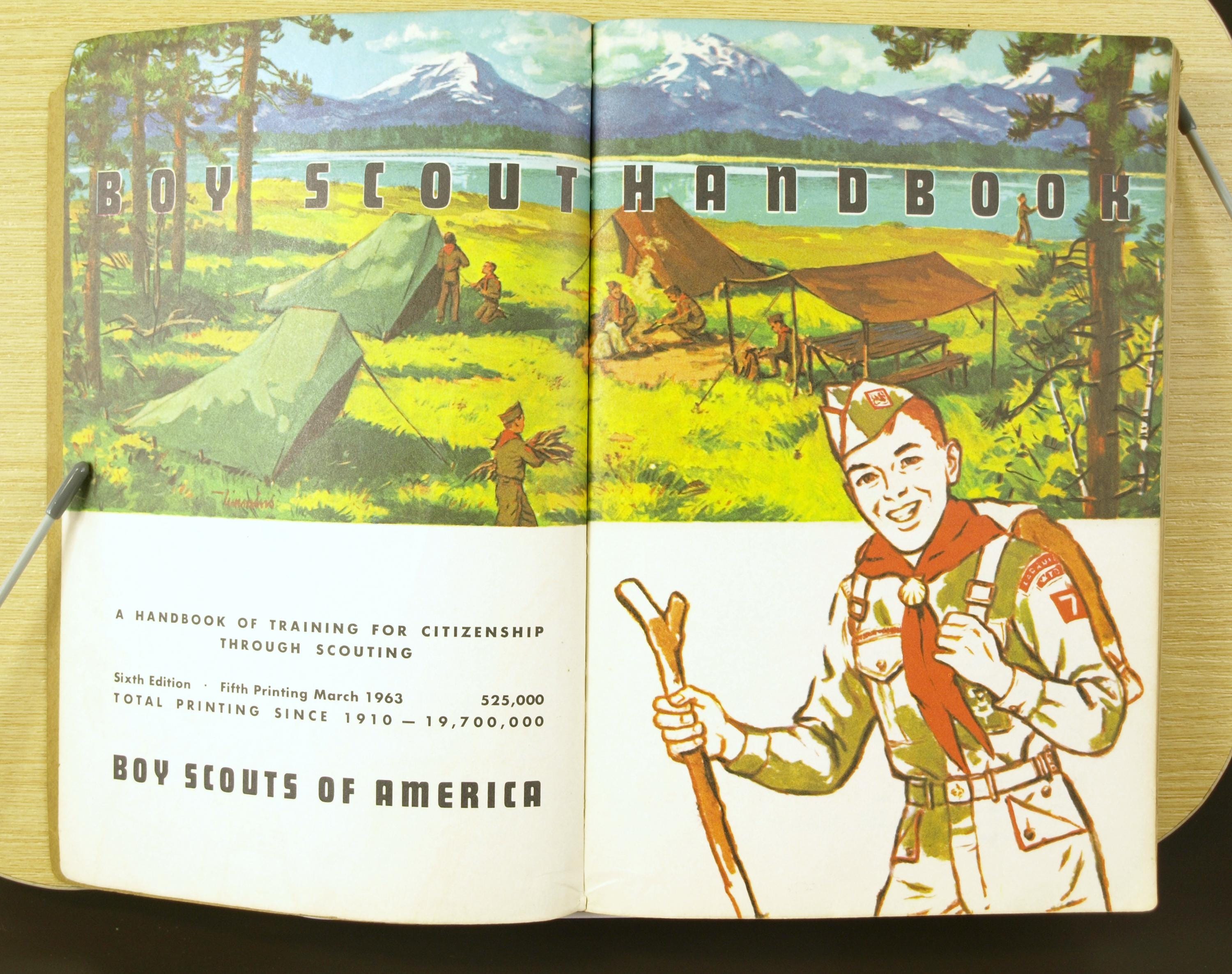 1963 Boy Scout Handbook - 6th Edition, Fifth Printing by the BSA ...