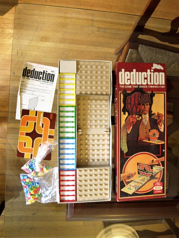 Vintage Deduction Board Game by Ideal Circa 1976 Complete | Etsy