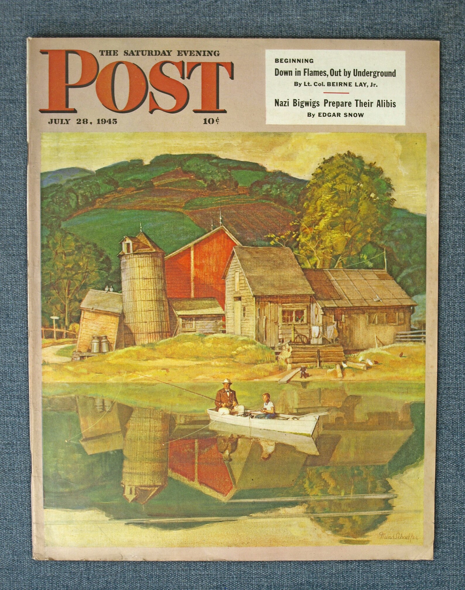 July 28 1945 Saturday Evening Post WWII Era Magazine With - Etsy
