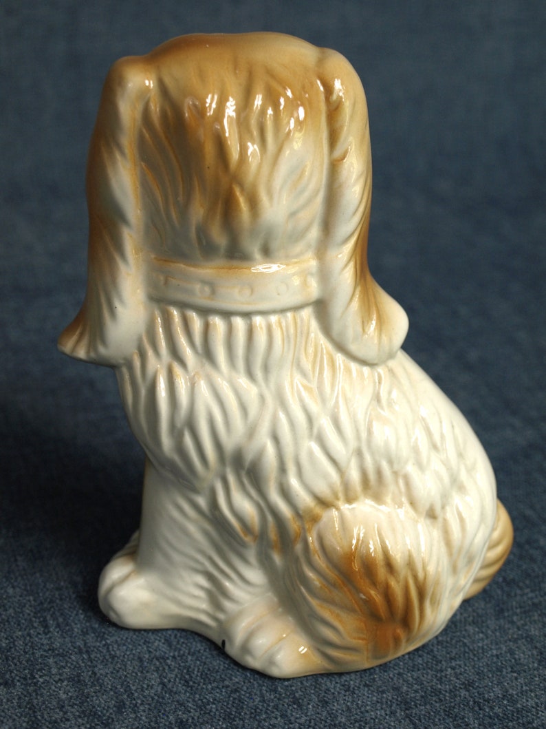 Vintage Stoneware Ceramic Cocker Spaniel Puppy Dog Statue W | Etsy