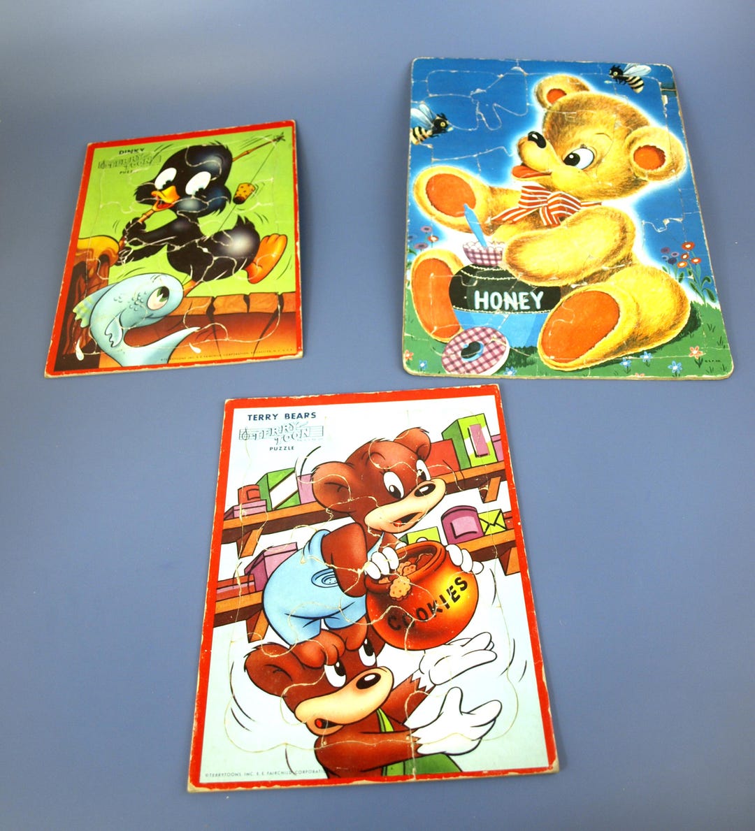 Frame Tray Puzzles: Dinky Duck & Terry Bears Terry-toon by Terrytoons ...