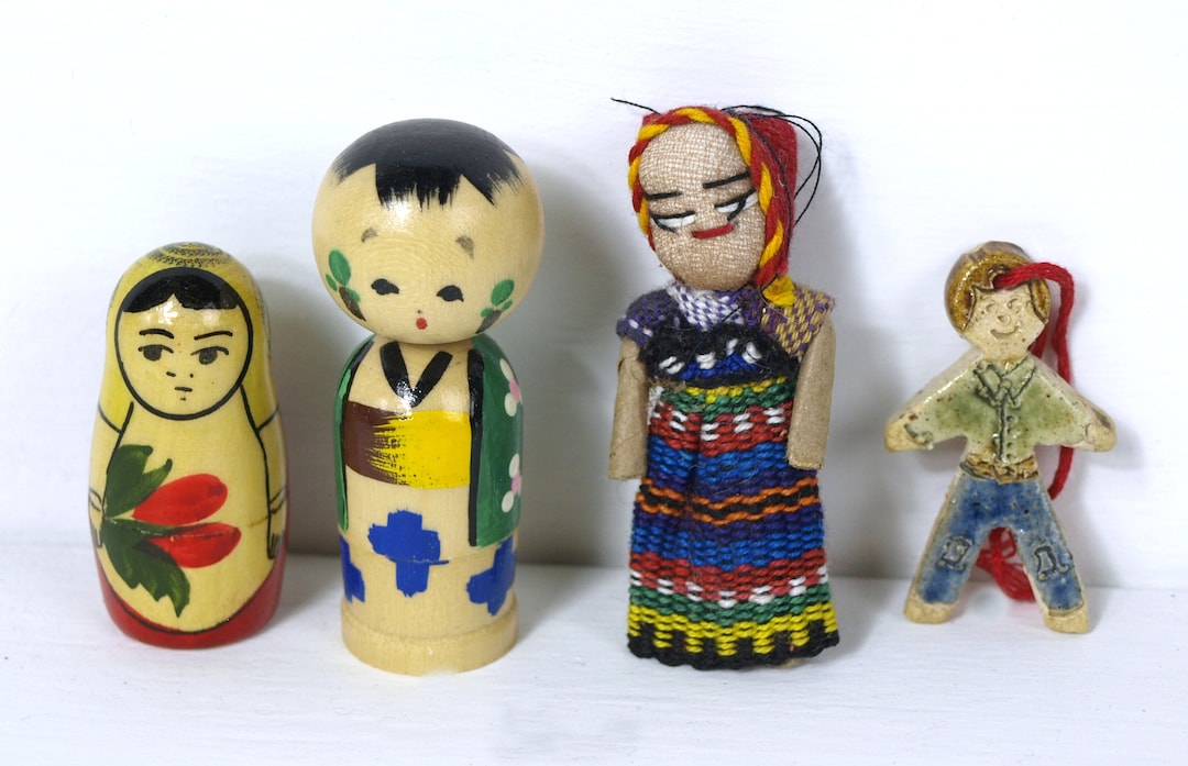 Vintage Mini People Collection - Japanese / Russian Nesting Dolls ...