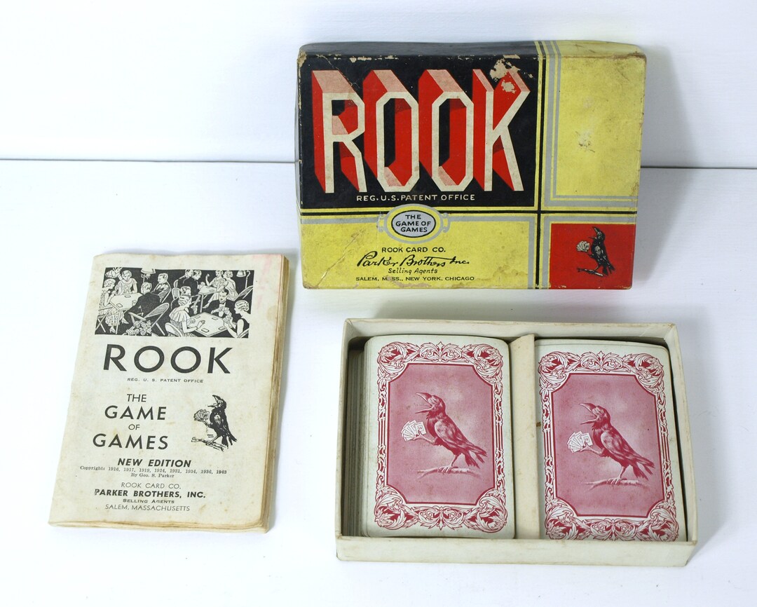 ROOK: the Game of Games, New Edition C. 1943 - Parker Brothers, Inc ...