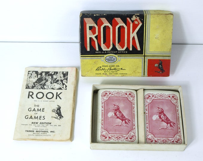 ROOK: the Game of Games, New Edition C. 1943 - Parker Brothers, Inc ...