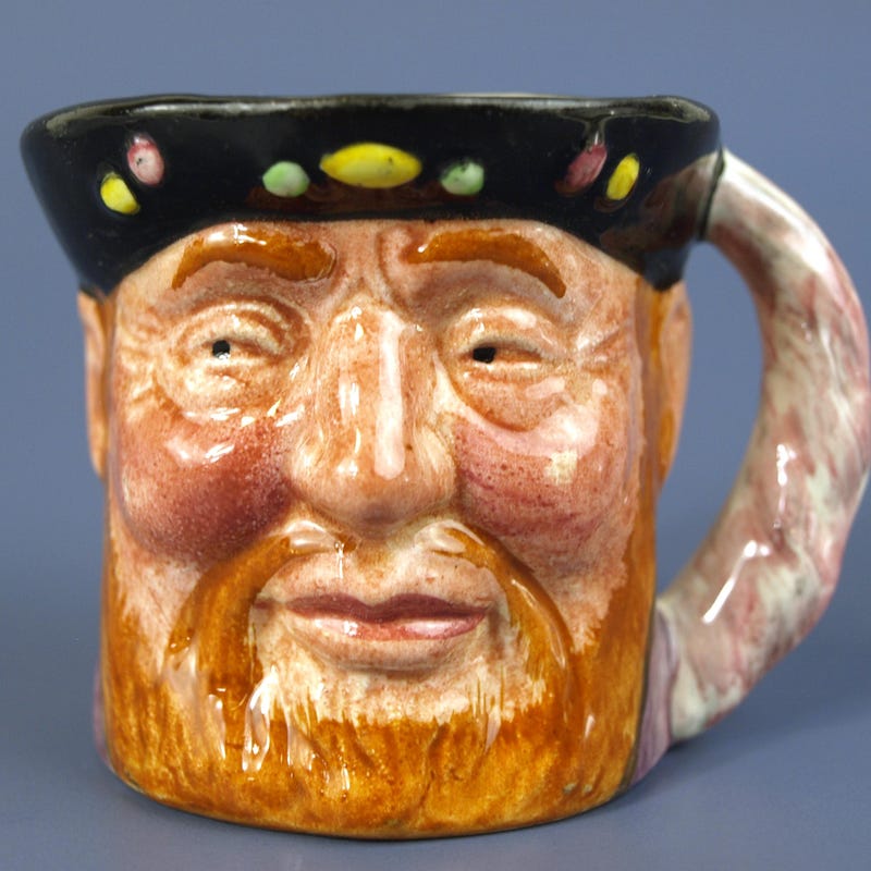 Glass Toby Mug - Etsy