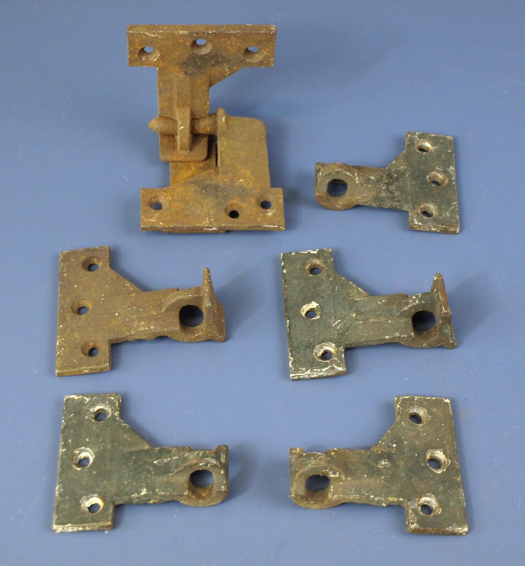 Antique Shutter Hinges 1 Set Plus 5 Female - Etsy