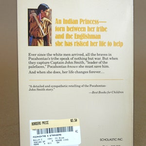 Vintage Pocahontas and the Strangers by Clyde Robert Bulla 1971 ...