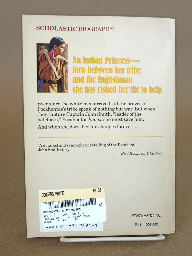 Vintage Pocahontas and the Strangers by Clyde Robert Bulla - Etsy