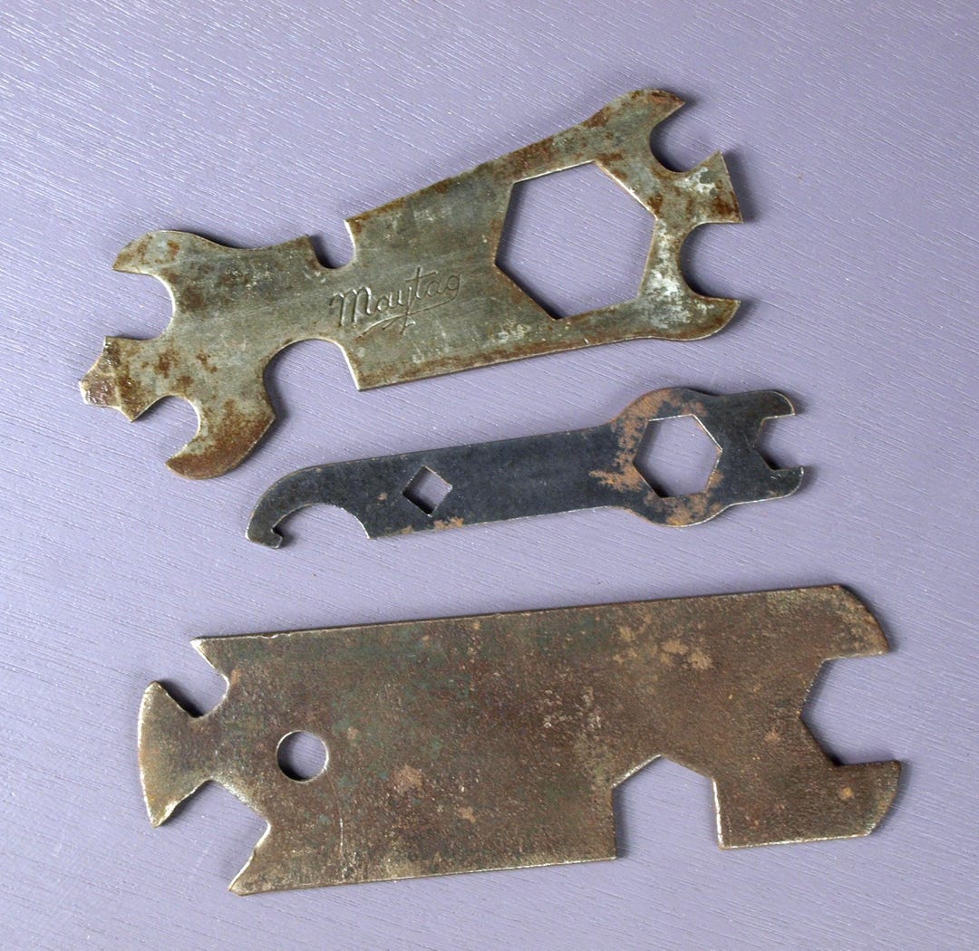 Vintage Lot of Multi-wrench Tools - Maytag, Renak, & 1 Unknown Maker ...