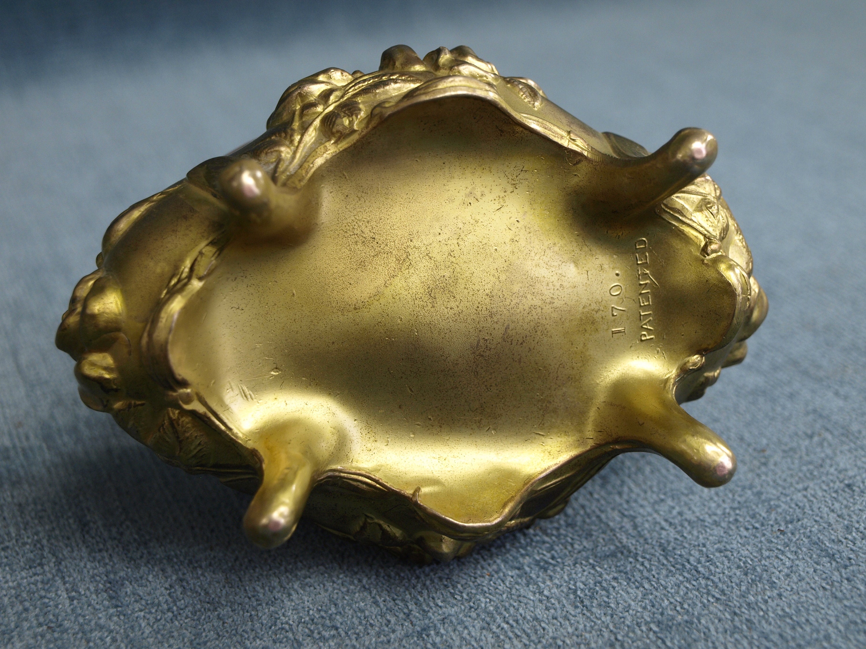 Antique Bas-relief Rose Art Nouveau Jewelry Casket Trinket Box | Etsy