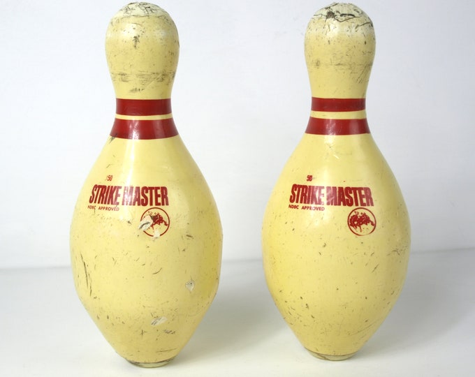 Vintage Duck Bowling Pins - J50 Strike Master - NDBC Approved Wood Duck ...