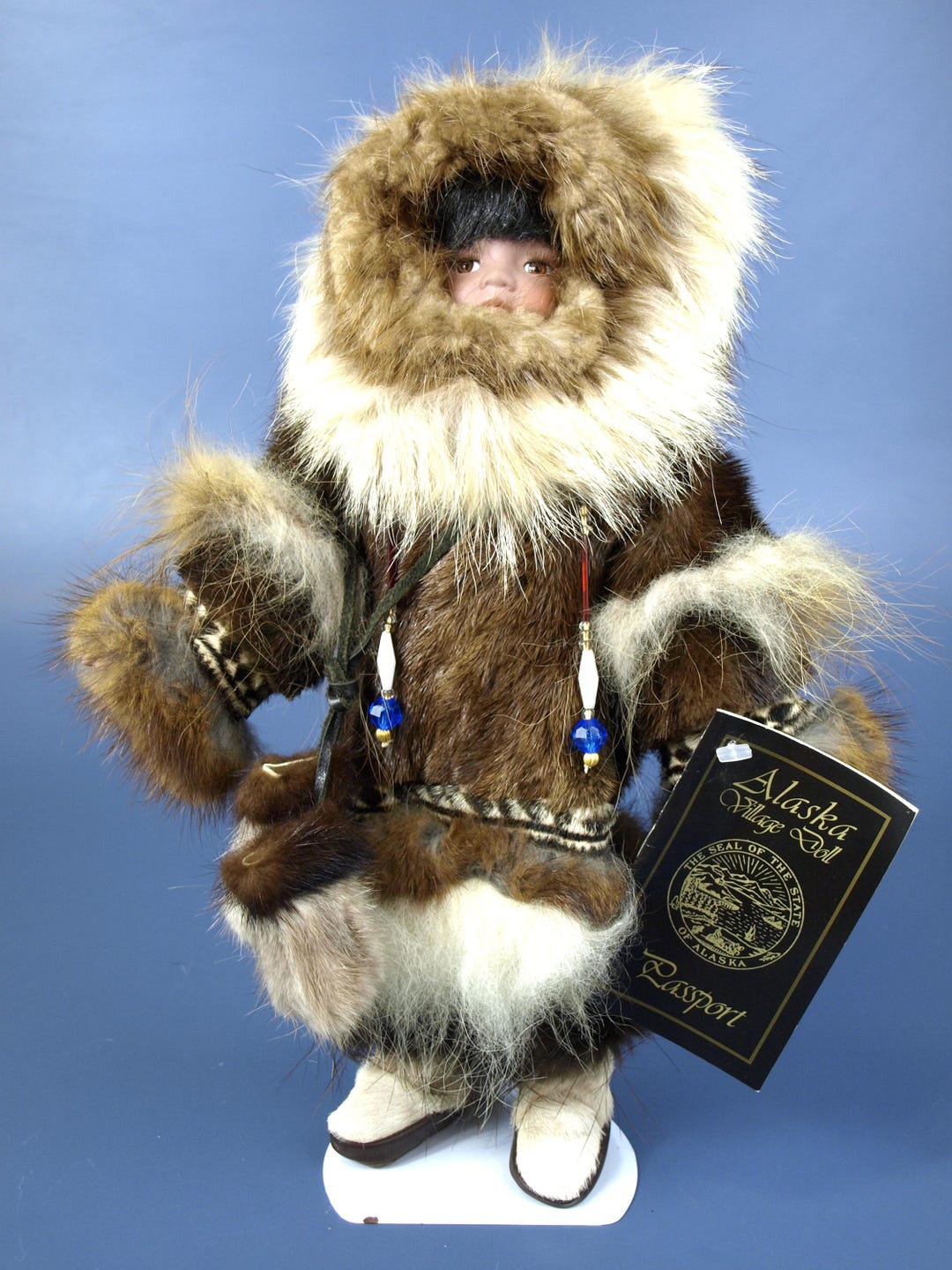 Rare Eskimo Inuit Alaska Village Doll Made by Alaska Gallery in ...
