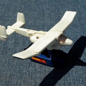 Vintage Bandai Gobot White Pontoon Plane Water Walk Transformer 1983 ...