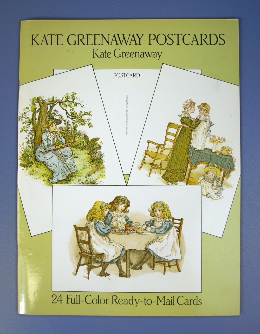 Vintage Kate Greenaway Postcards Book With 24 Full Color Ready to Mail ...