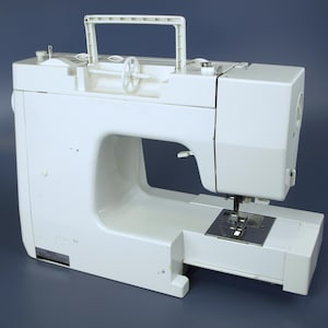 Vintage White Household Sewing Machine, Model 2037 C. 1970-1980's ...