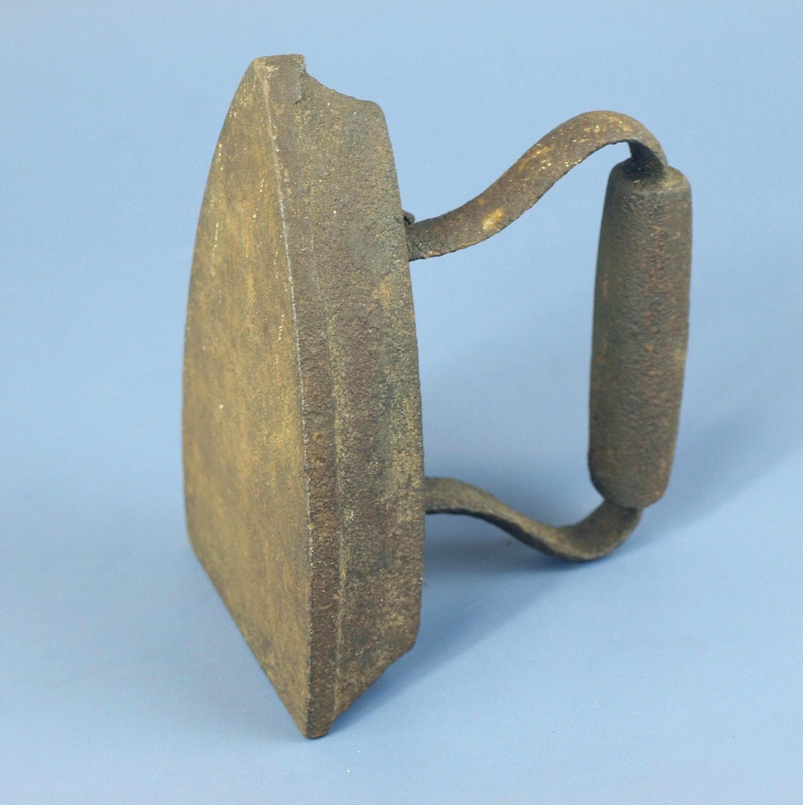 Antique Cast Iron Clothing Sad Iron W/ Star - 5.5" W/ Handle - Circa ...