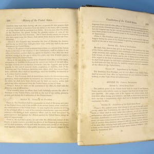 A Smaller History of the United States by Josiah Woodward Leeds, RARE ...