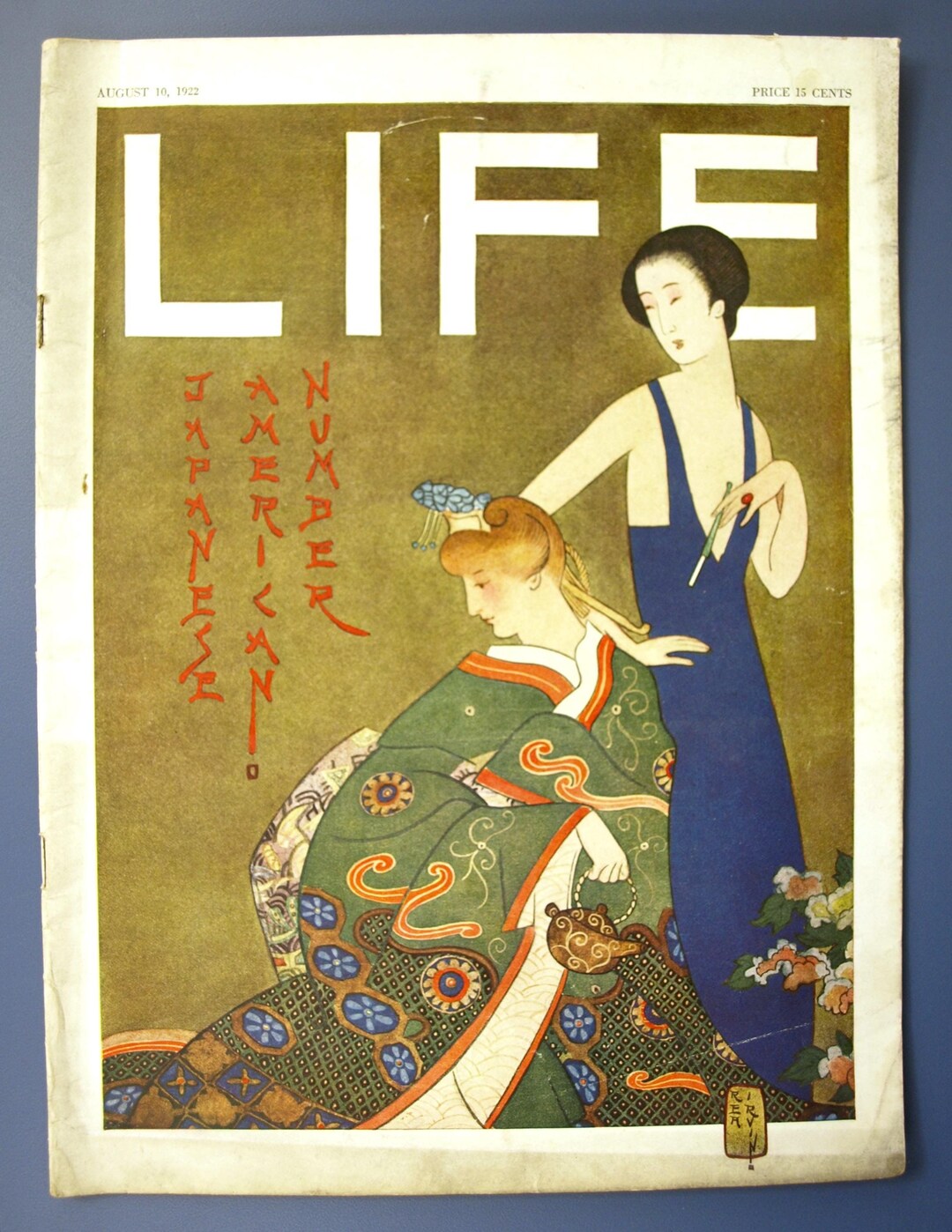 Life Magazine, August 10, 1922 Japanese American Number W/ Rea Irvin ...